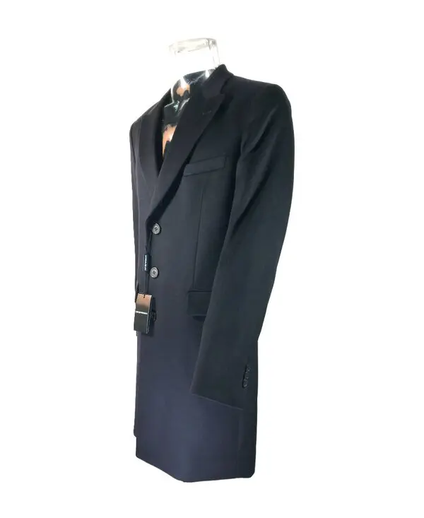 Emporio Armani Single-breasted Wool Coat