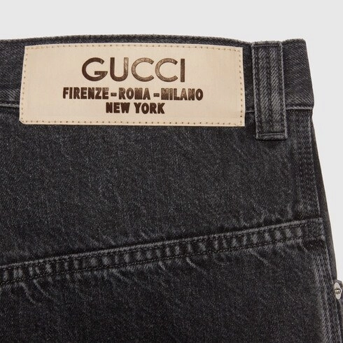 Gucci Vintage Effect Denim Jeans