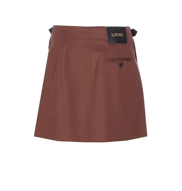 Loewe Belted Mini Skirt