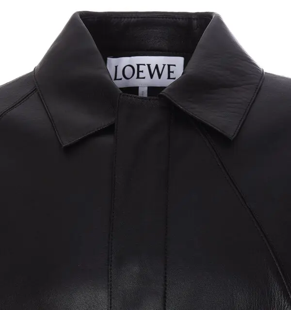 Loewe Puzzle Shirt In Nappa - Black
