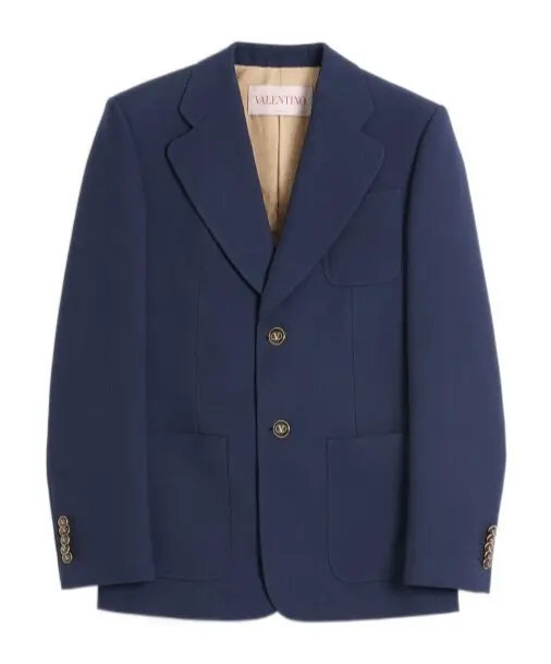 Valentino Garavani Single-breasted Jacket - Indigo