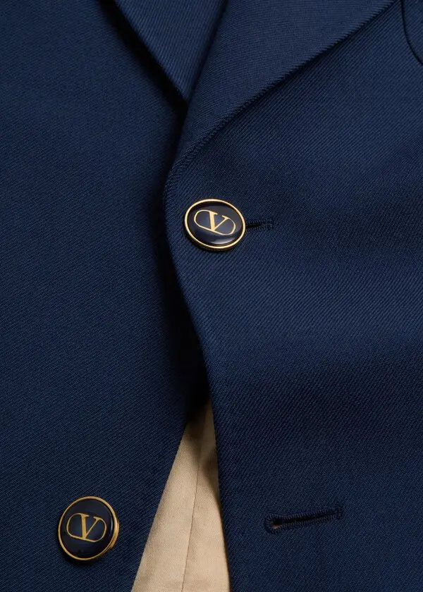 Valentino Garavani Single-breasted Jacket - Indigo
