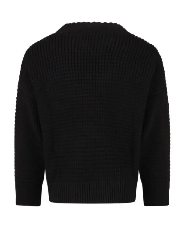 MINI RODINI Round Neck Long Sleeve Sweater
