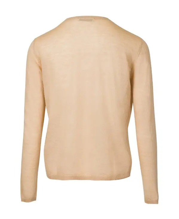 Max Mara Round Neck Long Sleeve Sweater