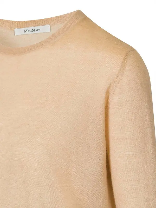 Max Mara Round Neck Long Sleeve Sweater