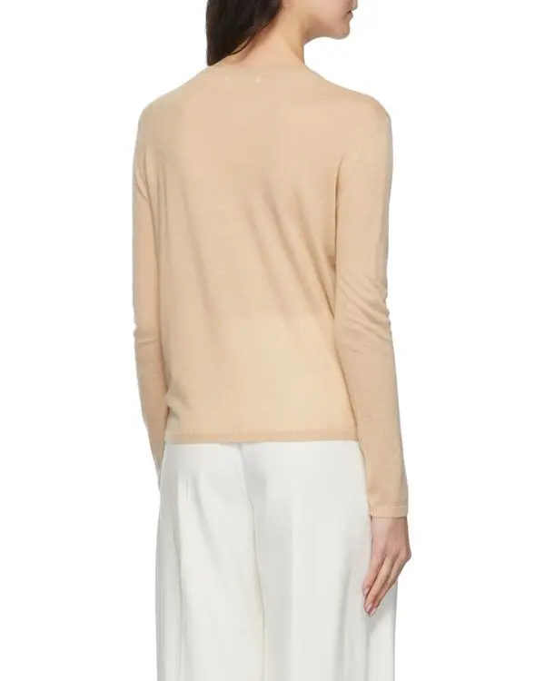 Max Mara Round Neck Long Sleeve Sweater