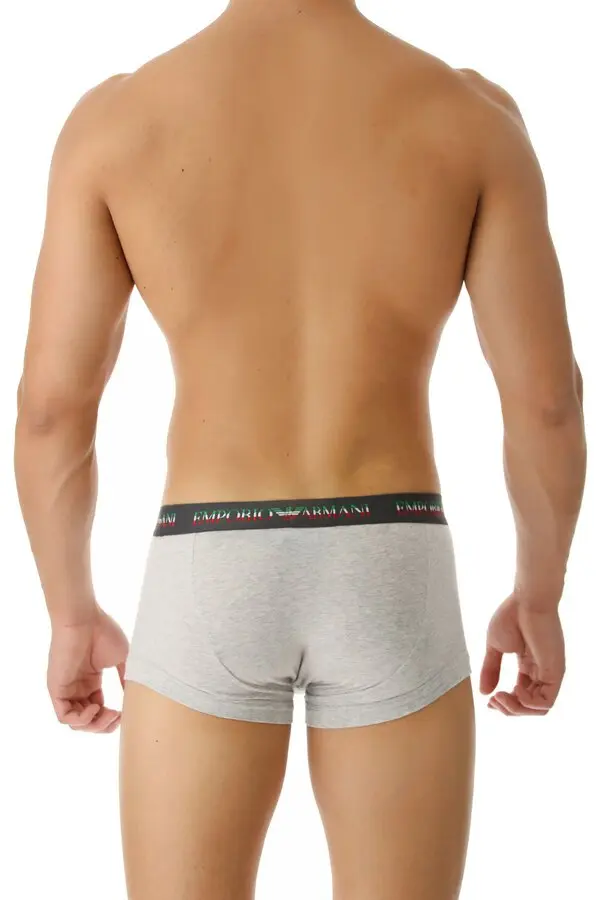 Emporio Armani Logo Boxer - Gray