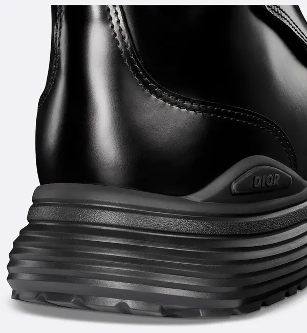 Dior Combat Jodhpur Ankle Boots With Buckled Strap