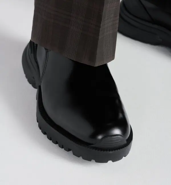 Dior Combat Jodhpur Ankle Boots With Buckled Strap