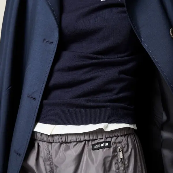Miu Miu Technical Silk Joggers