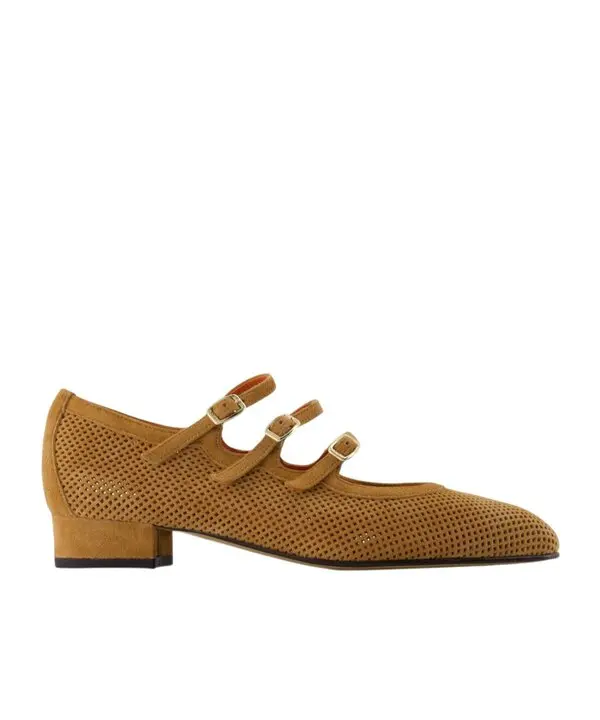 CAREL Ariana Buckle Fastened Pumps - Brown