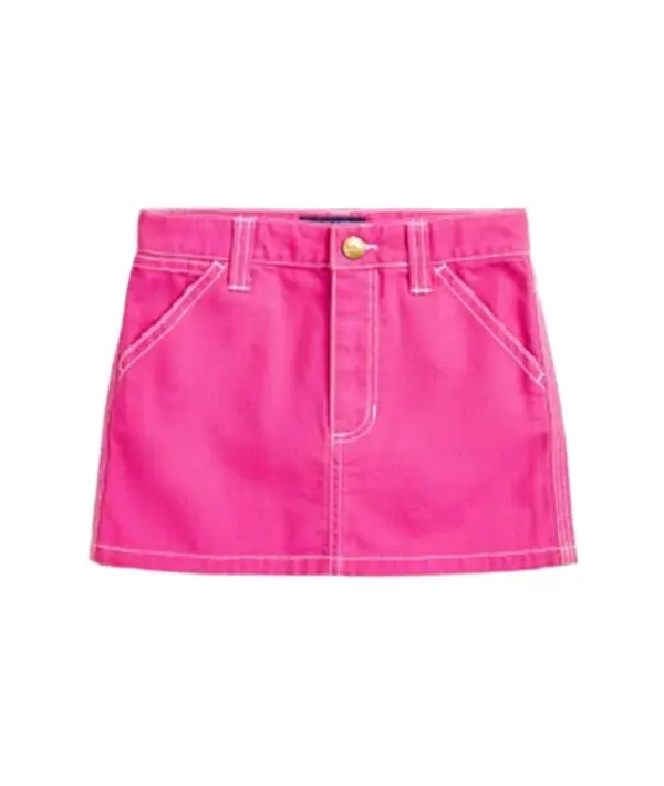 Polo Ralph Lauren Contrast-stitch Denim Skirt