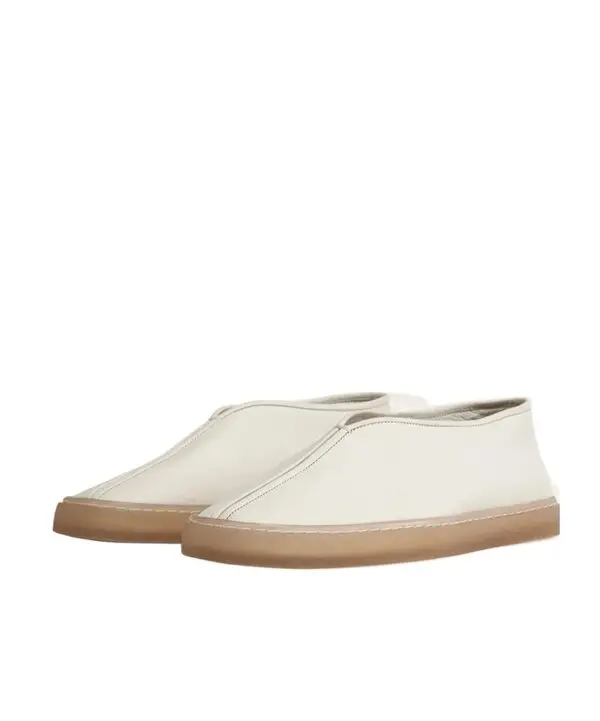LEMAIRE Clay White Square Toe Sneakers