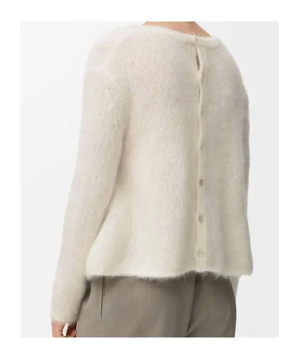 Loewe Anagram Embroidered Cropped Cardigan