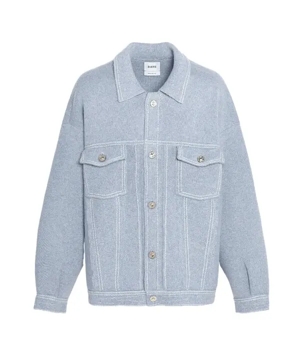 BARRIE Long-sleeved Casual Jacket - Blue