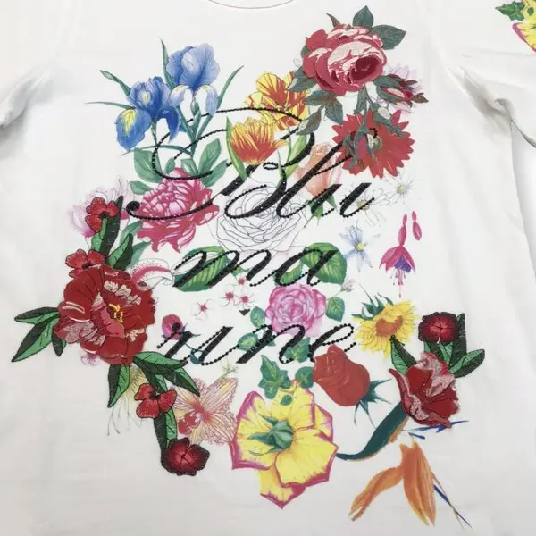 Blumarine Floral Print T-shirt
