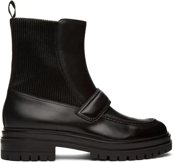 GIANVITO ROSSI Leather Chelsea Boots