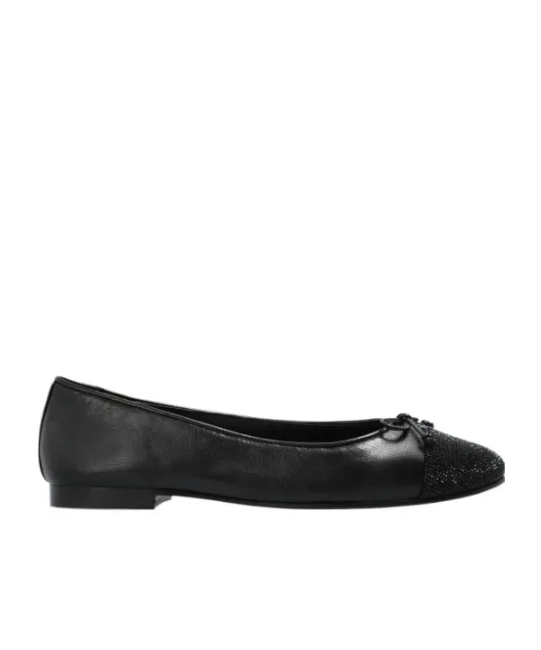 Tory Burch Ballerina Flats With Embellished Toe