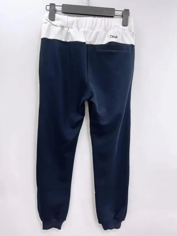 Chloé Logo Print Cotton Track Pants
