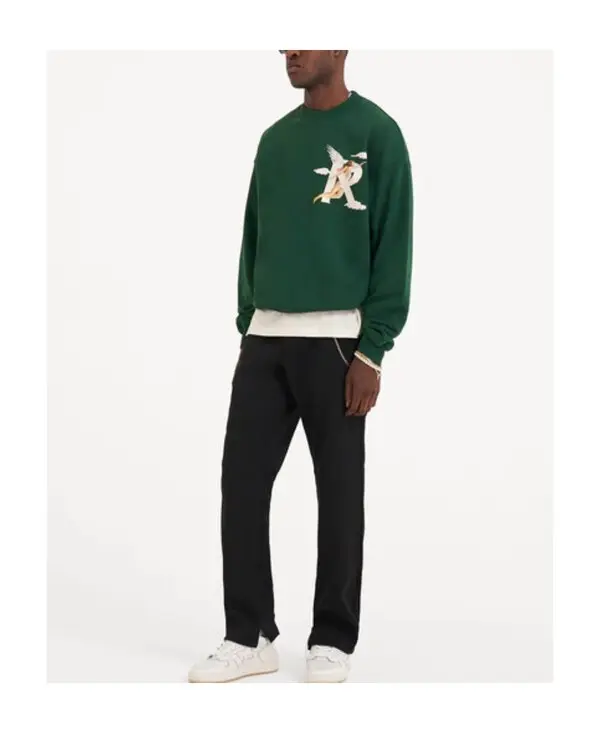 REPRESENT Storms In Heaven" Crewneck Sweatshirt - Green