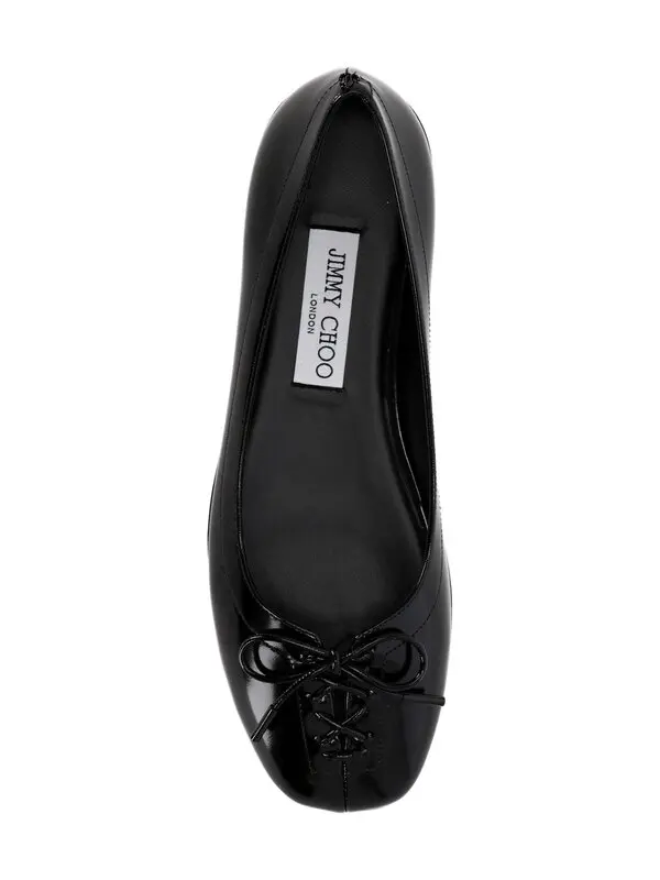 JIMMY CHOO Round Toe Ballet Flats