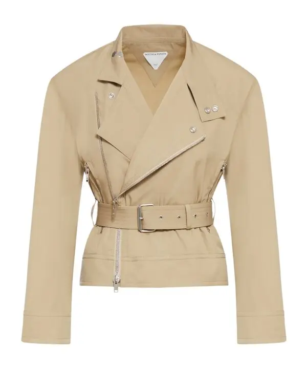 Bottega Veneta Belted Waist Light Jacket