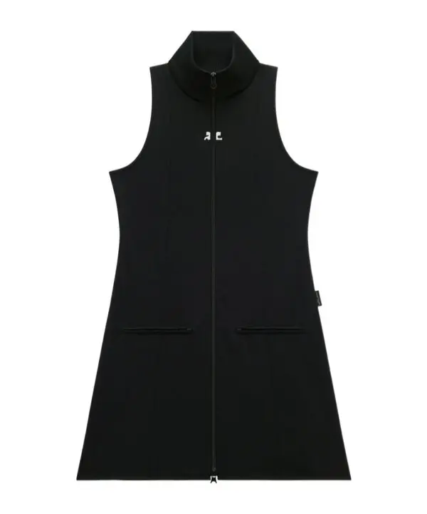 COURREGES Sleeveless Tracksuit Dress