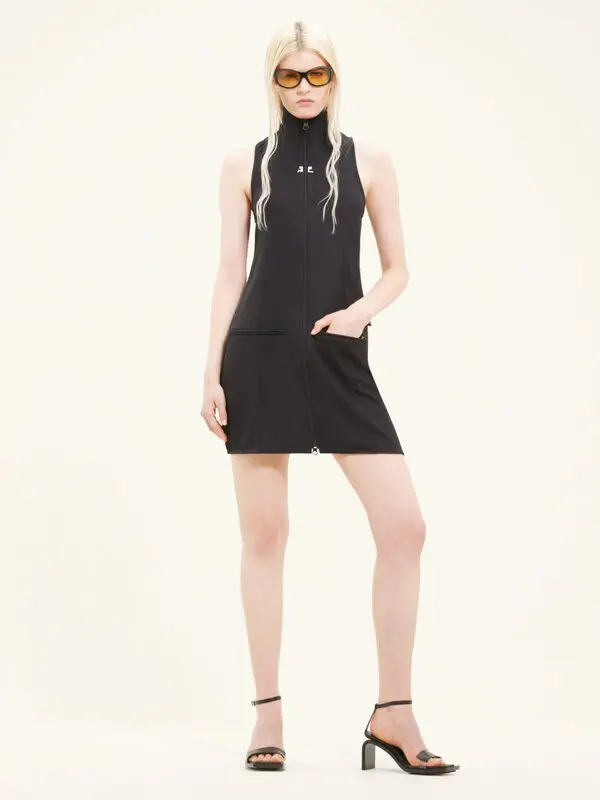 COURREGES Sleeveless Tracksuit Dress