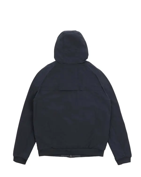 Emporio Armani Zip-up Hooded Jacket With Logo Detail