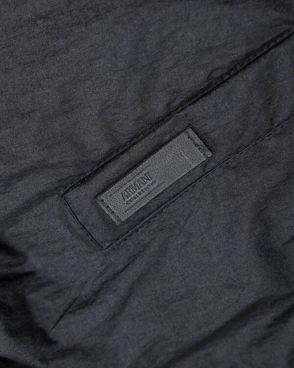 Emporio Armani Zip-up Hooded Jacket With Logo Detail