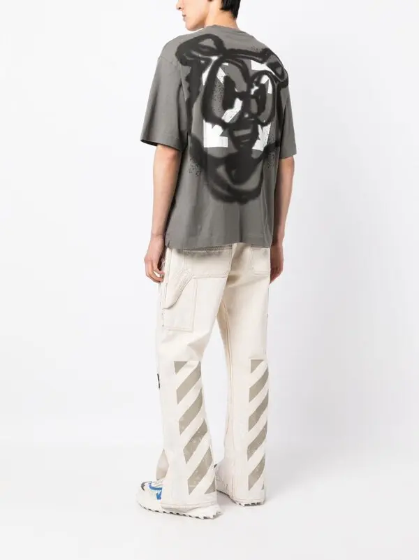 Off-White Raymond Tie-dye Cotton T-shirt