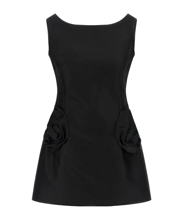 Magda Butrym Sleeveless Dress With Floral Embellishments
