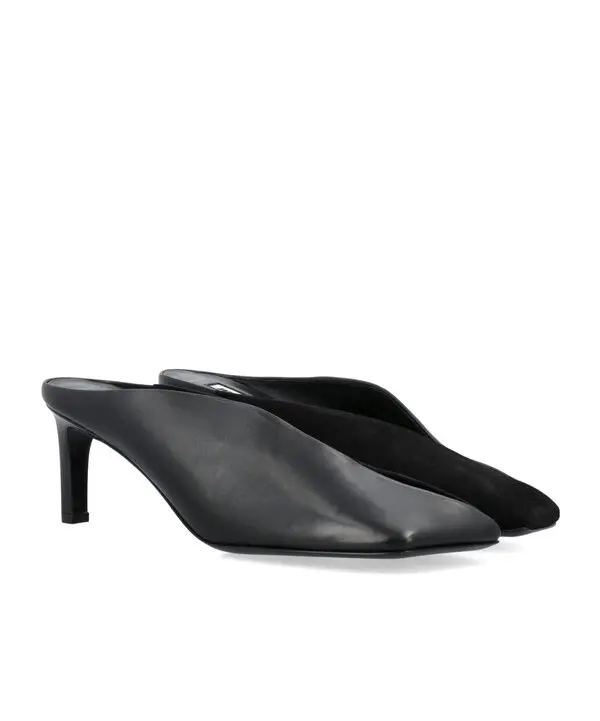 JIL SANDER Square-toe High-heel Mules