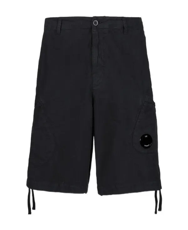 C.P. COMPANY Logo-patch Cotton Cargo Shorts