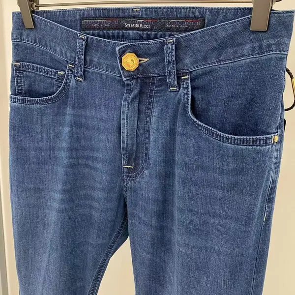 Stefano Ricci Logo Denim Trousers