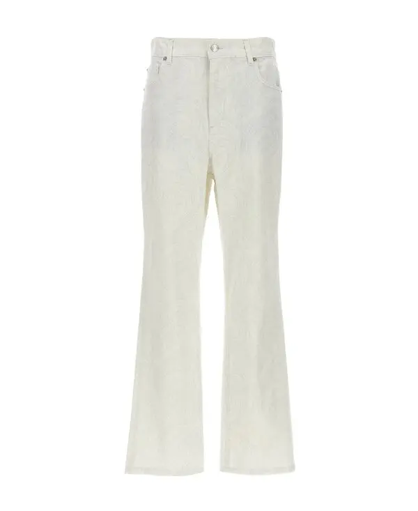Etro Paisley Printed Cropped Jeans