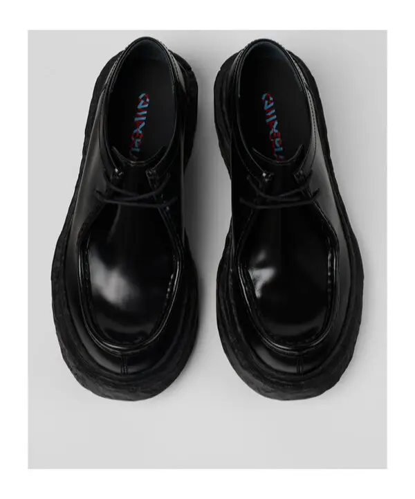 Camper Round Toe Lace Up Loafers