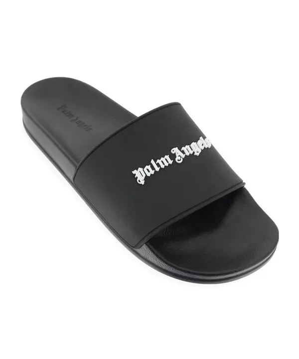 Palm Angels Logo Embossed Slides