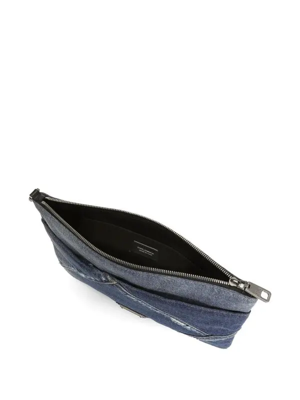Dolce & Gabbana Logo Plaque Clutch Bag