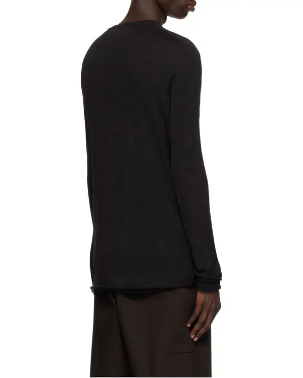 JIL SANDER Layered Rib-knit Crewneck Sweater