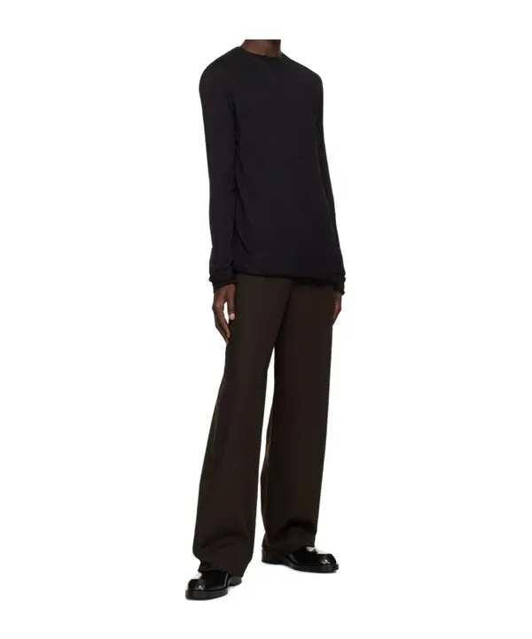 JIL SANDER Layered Rib-knit Crewneck Sweater