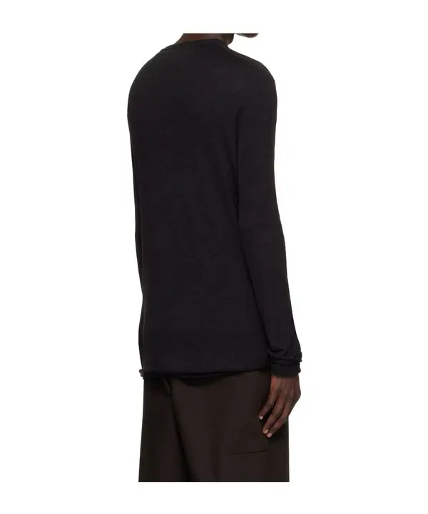 JIL SANDER Layered Rib-knit Crewneck Sweater