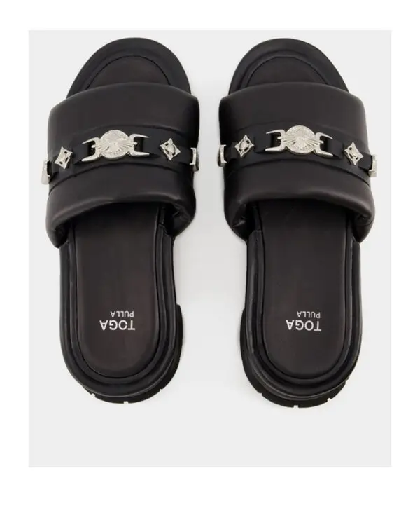 Toga Round Head Flat-soled Sandals