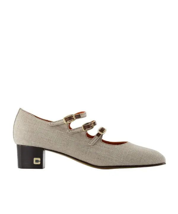 CAREL Kina Buckled Pumps - Nude