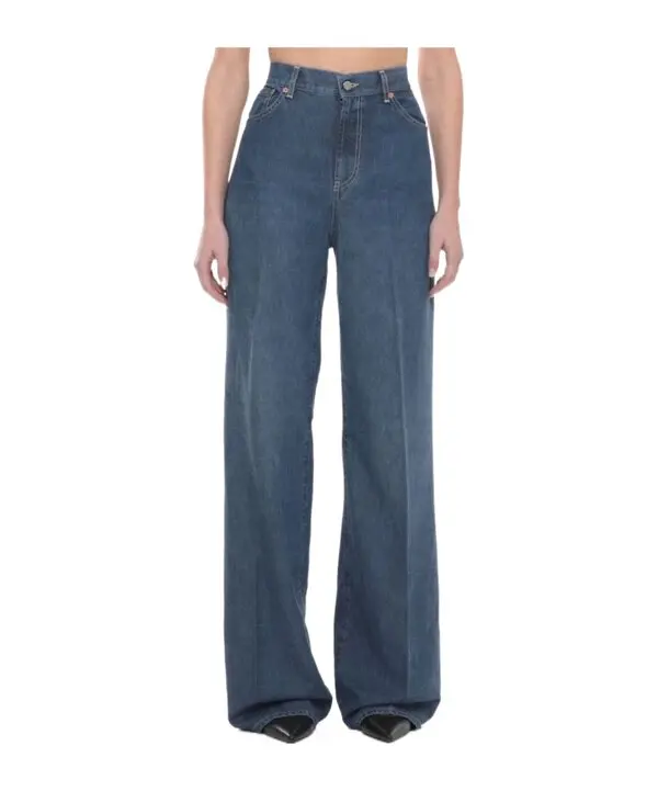DONDUP High-rise Wide-leg Jeans