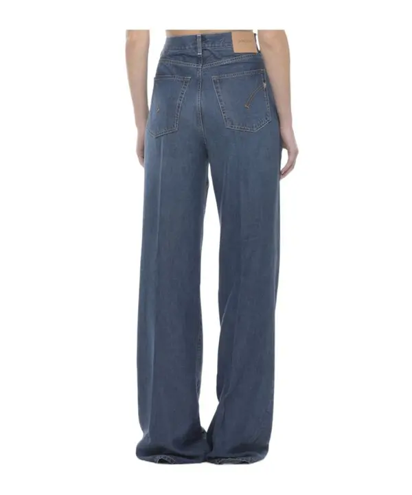DONDUP High-rise Wide-leg Jeans