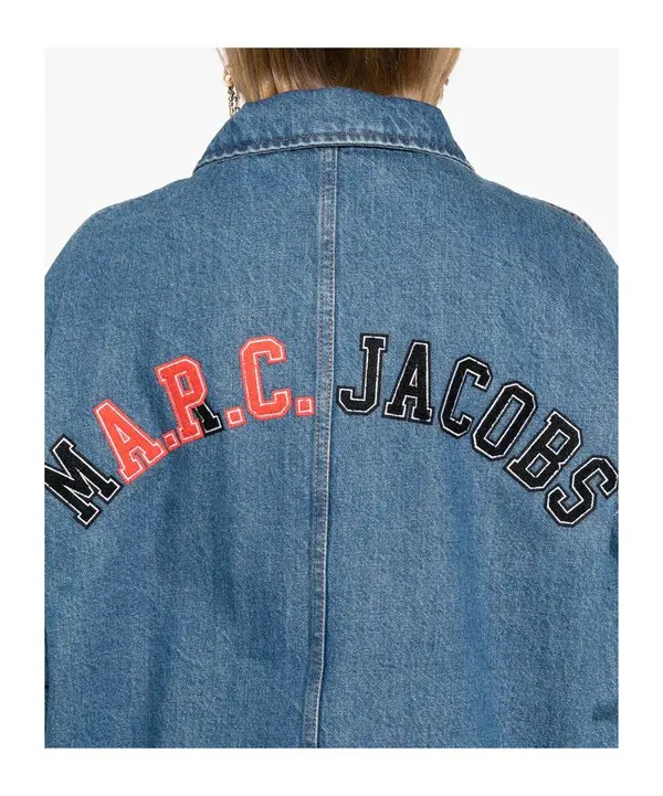 A.p.c. X Marc Jacobs Logo Embroidered Denim Jacket