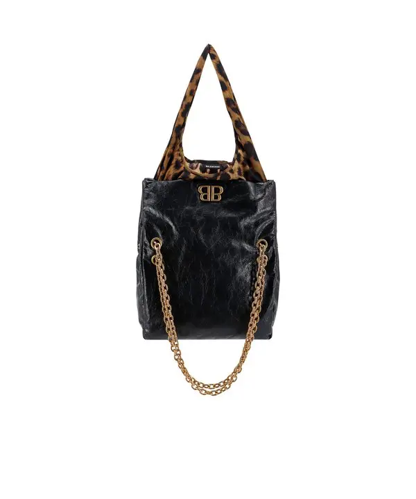 Balenciaga Small Shoulder Bag With Metal Chain