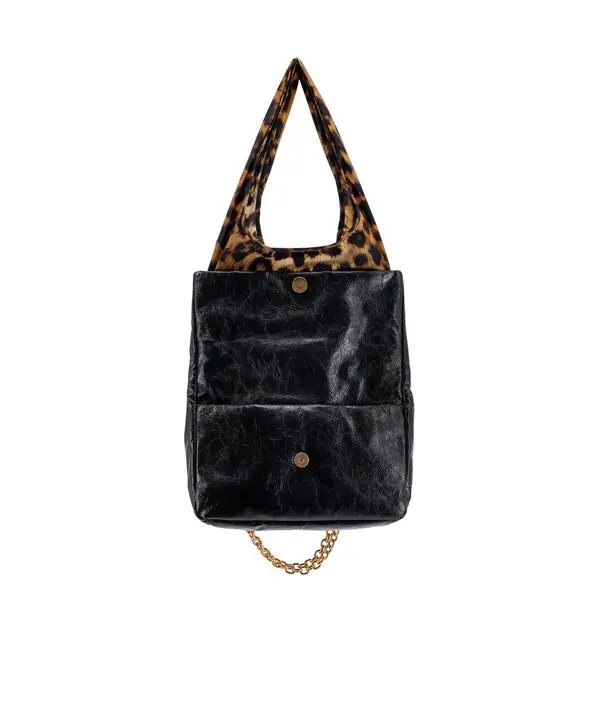 Balenciaga Small Shoulder Bag With Metal Chain