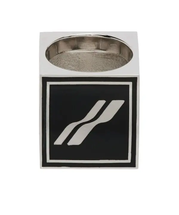 We11Done Logo Ring - Black